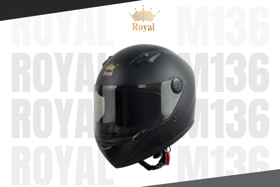Mũ Bảo Hiểm Fullface Royal M136 Có Kính Chính Hãng, Nón Bảo Hiểm Đi Phượt Fullface Cao Cấp Cho ...