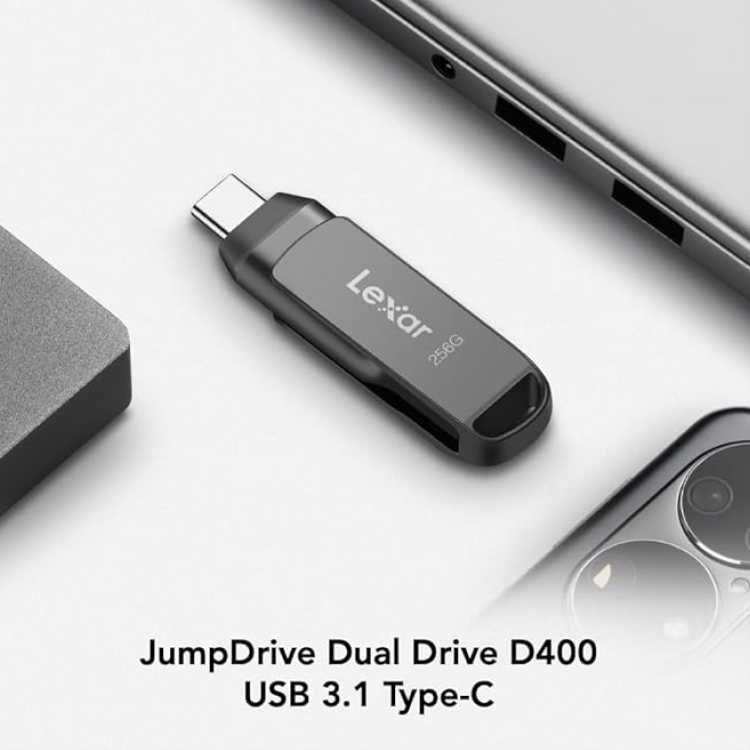 USB Lưu trữ dữ liệu Lexar JumpDrive Dual Drive D400 USB 3.2 and 3.1 ...