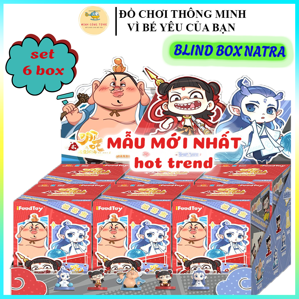 Blind Box NATRA full set 6box, Hộp mù Natra hàng hot trend mẫu mới nhất, Blindbox Natra nguyên ...