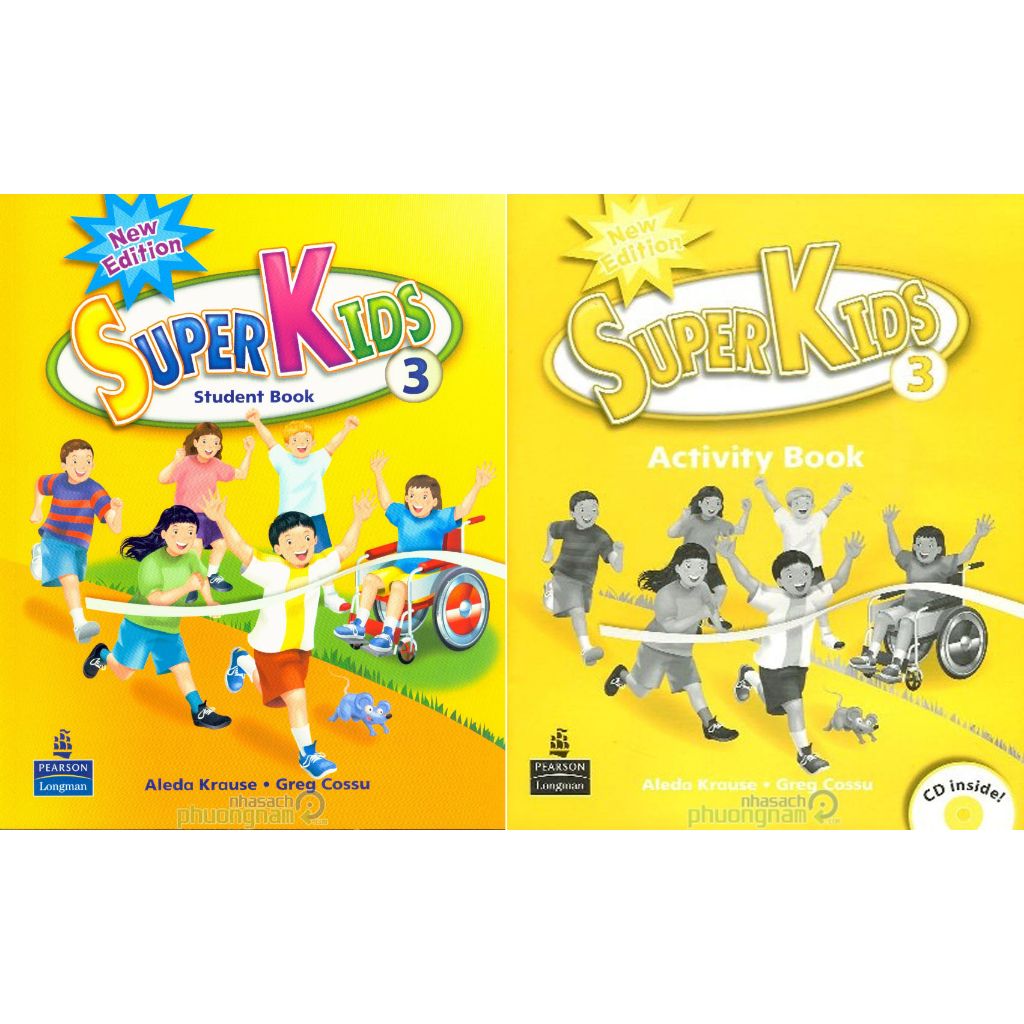Sách tiếng Anh - Super kids Level 1 2 3 (Combo 2 cuốn Student book ...