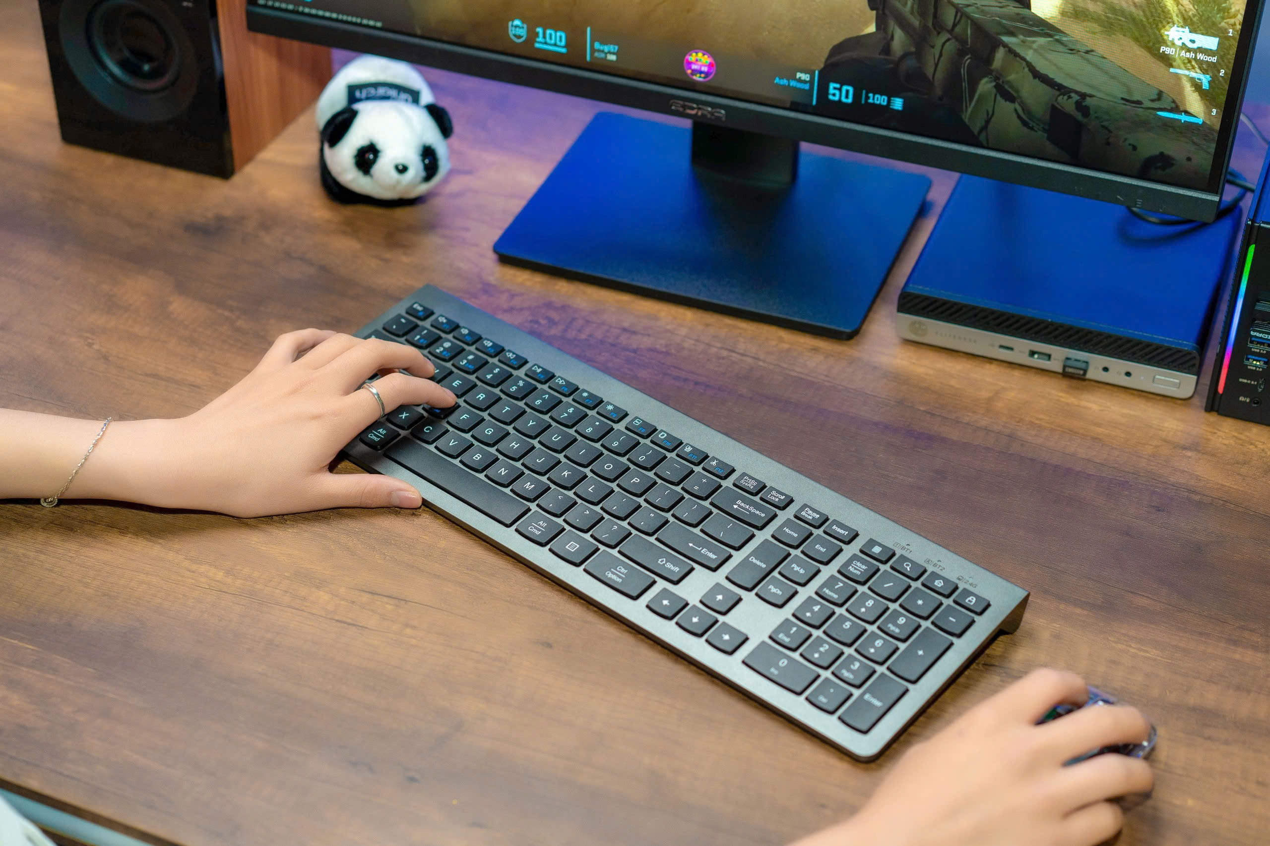 Bàn Phím Silent EDRA EK507 Switch X-Scissors Kết Nối Bluetool ...