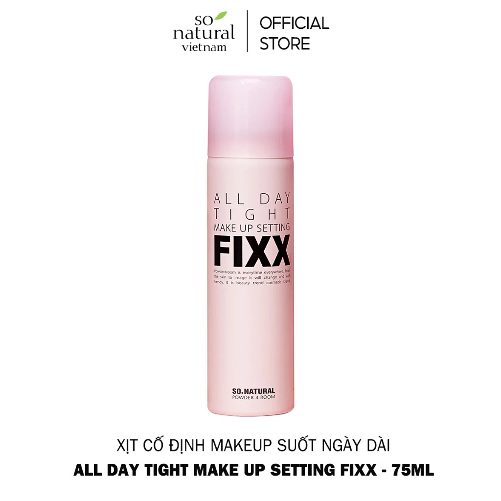 Xịt Khoá Nền Makeup So Natural All Day Tight Make Up Setting Fixx 75ml | Shopee Việt Nam