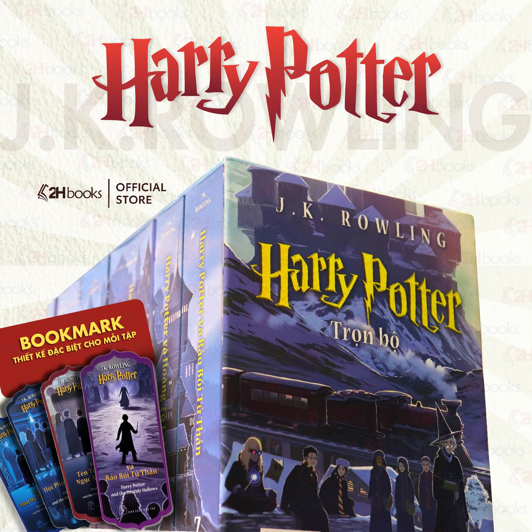 Boxset Harry Potter Trọn bộ 7 Tập, truyện Harry Potter, dịch giả Lý Lan - 2H Books | Shopee Việt Nam
