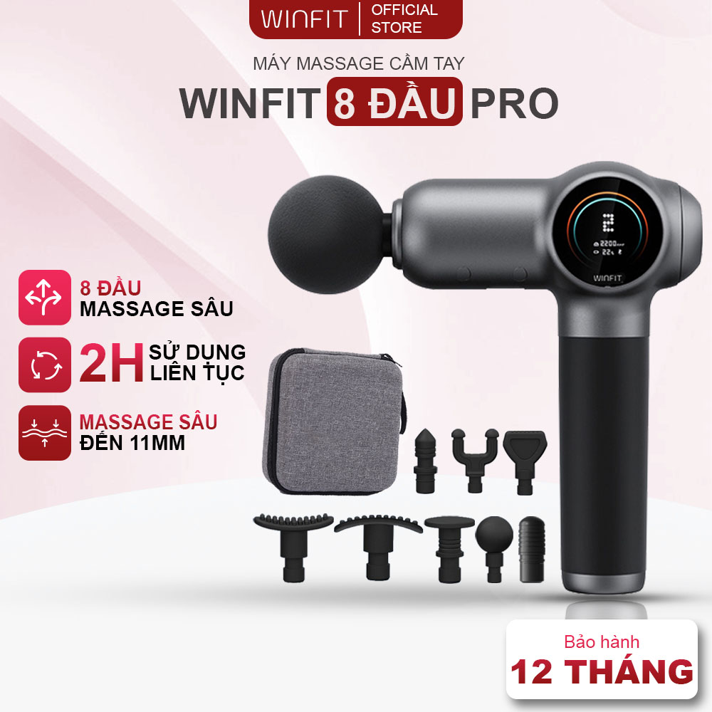 Máy Massage Cầm Tay Giảm Đau Toàn Thân WINFIT 9 chế độ massage sâu ,pin ...