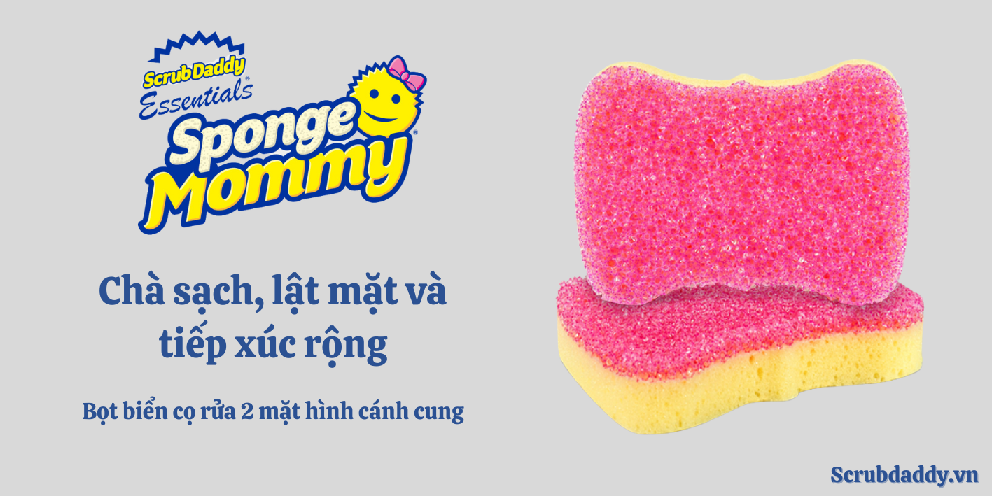 [Phiên Bản Essentials] Miếng cọ rửa và bọt biển Scrub Daddy Sponge ...