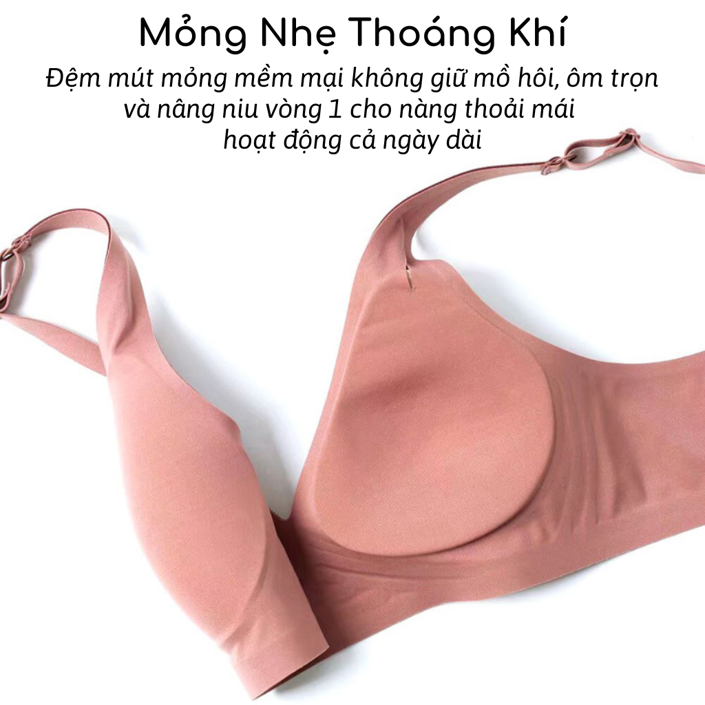 Áo Lót Su Không Đường May Tàng Hình Chống Lộ Không Gọng Mút Mỏng Umibra AN40 | Shopee Việt Nam