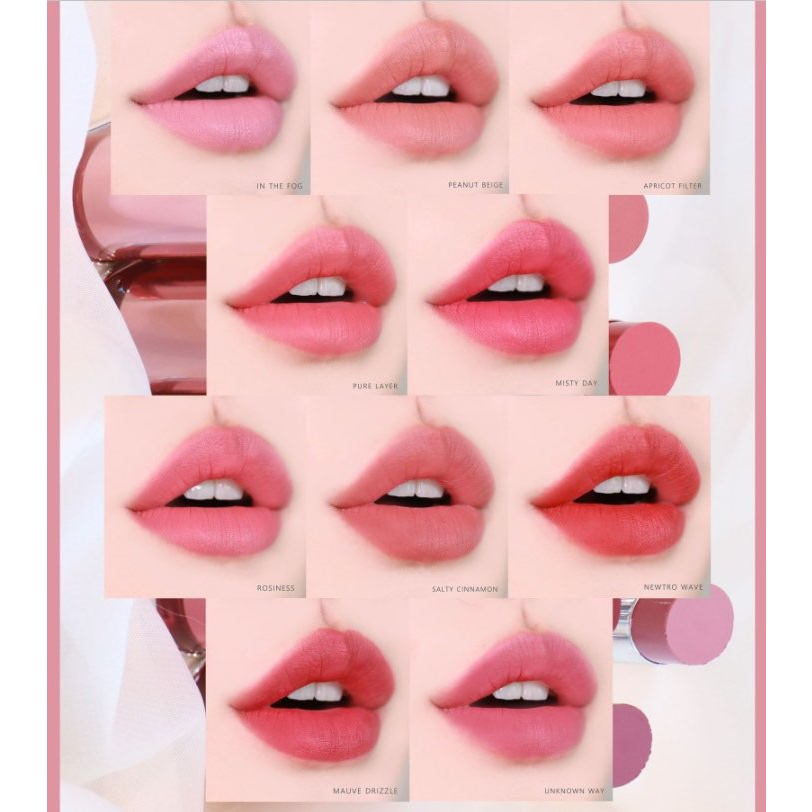 Son Thỏi 3CE Blur Matte Lipstick Mịn Lì Nhẹ Môi Rosiness Mauve Drizzle ...