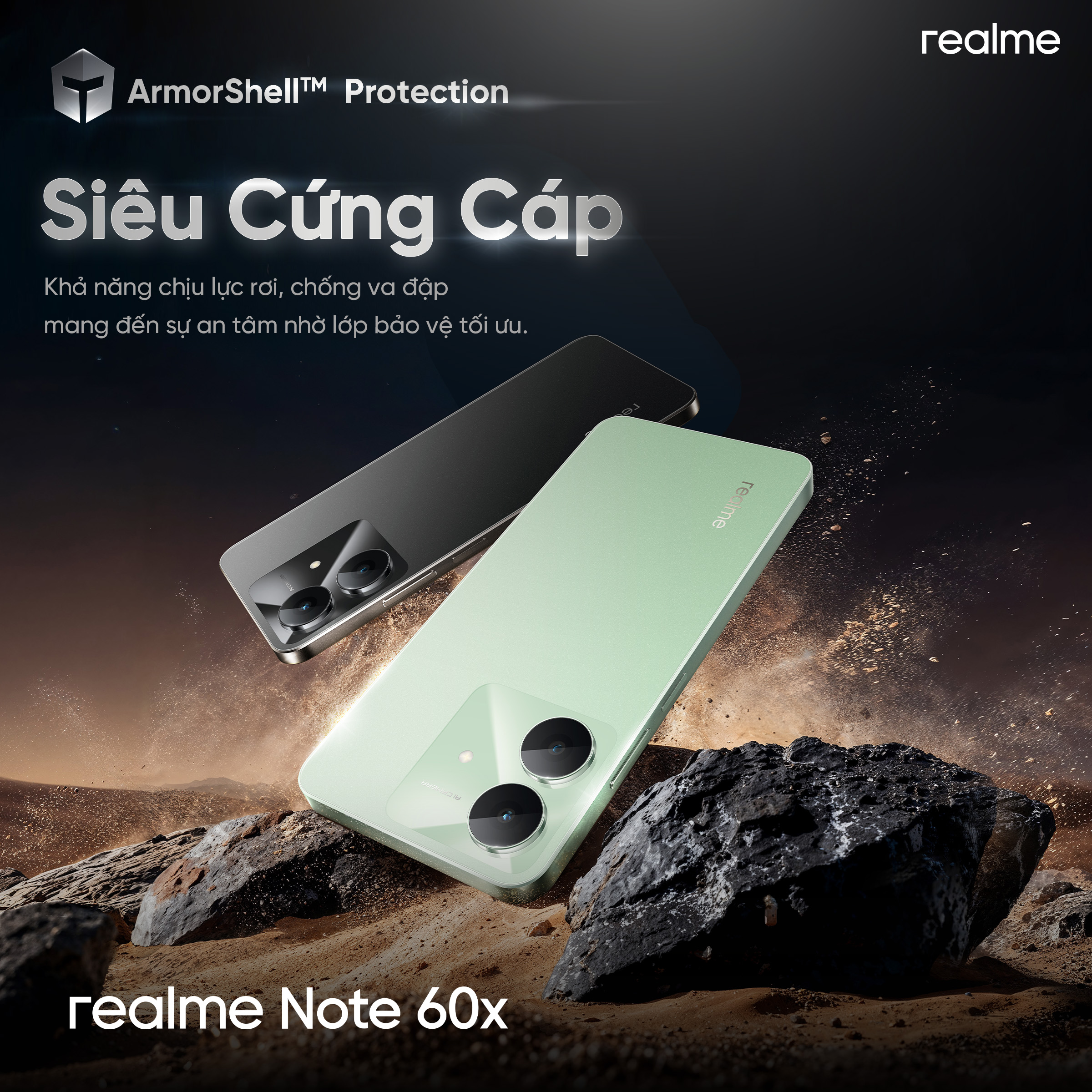 Điện thoại realme Note 60x (4GB RAM | 64GB ROM) – Màn Hình 6.74” 90Hz ...