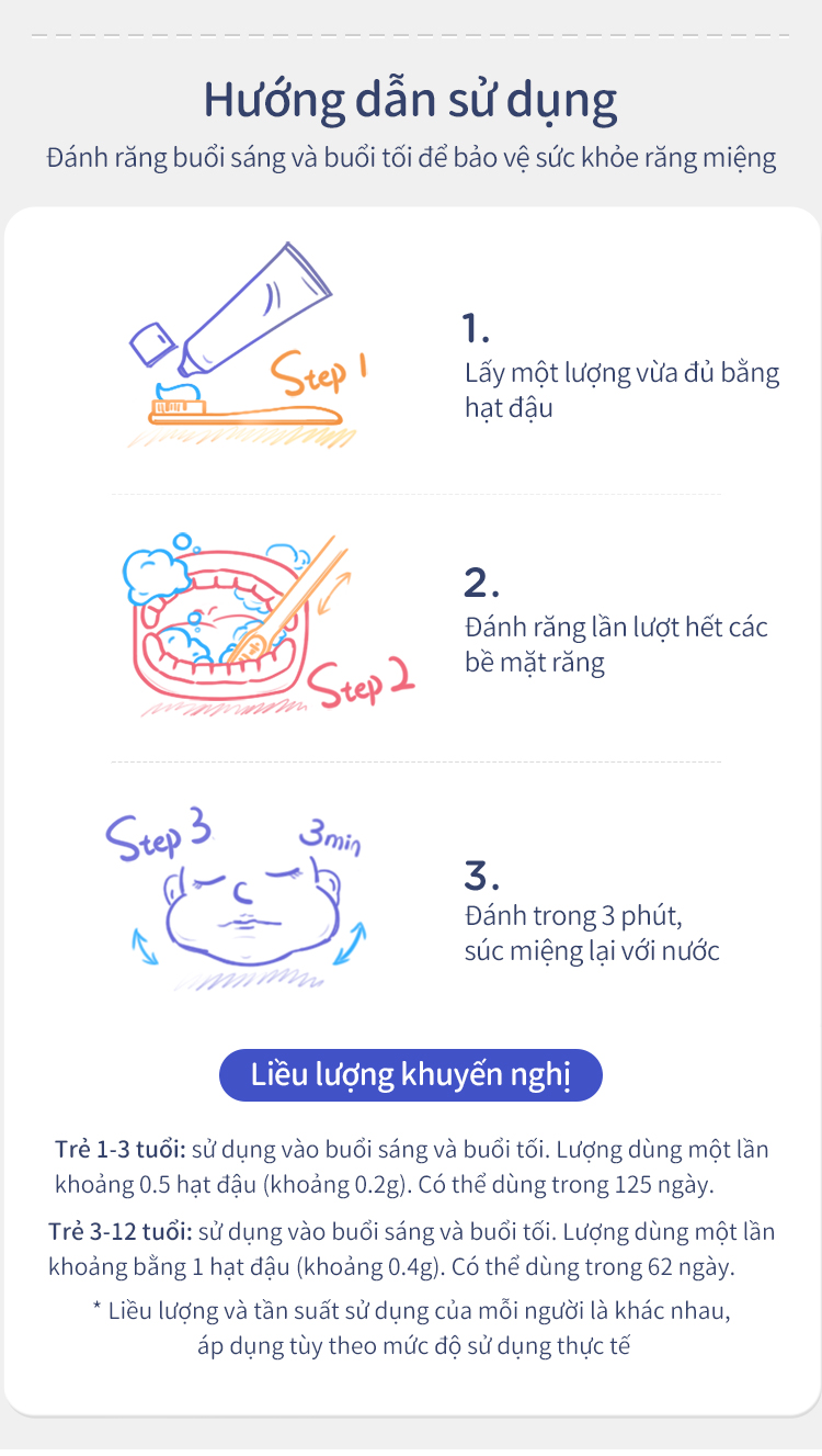 Kem đánh răng cho bé tootoo Babies Kids Olaflur ngừa sâu răng cho trẻ ...
