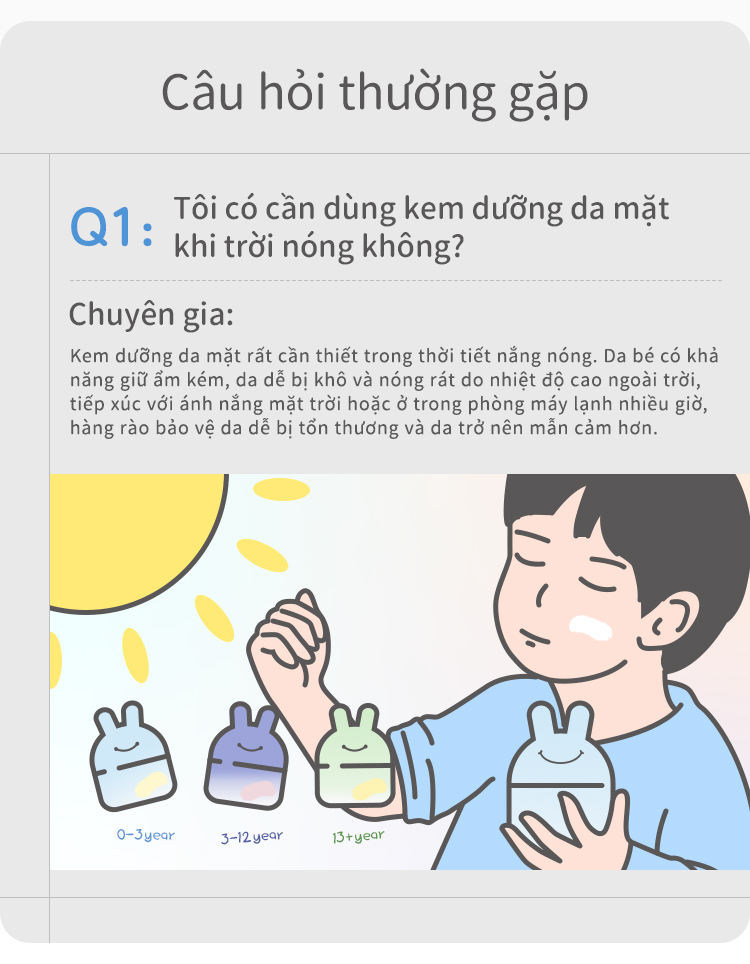 Kem dưỡng ẩm cho bé tootoo gel thạch làm dịu da khô ngứa mẩn đỏ cấp ẩm ...