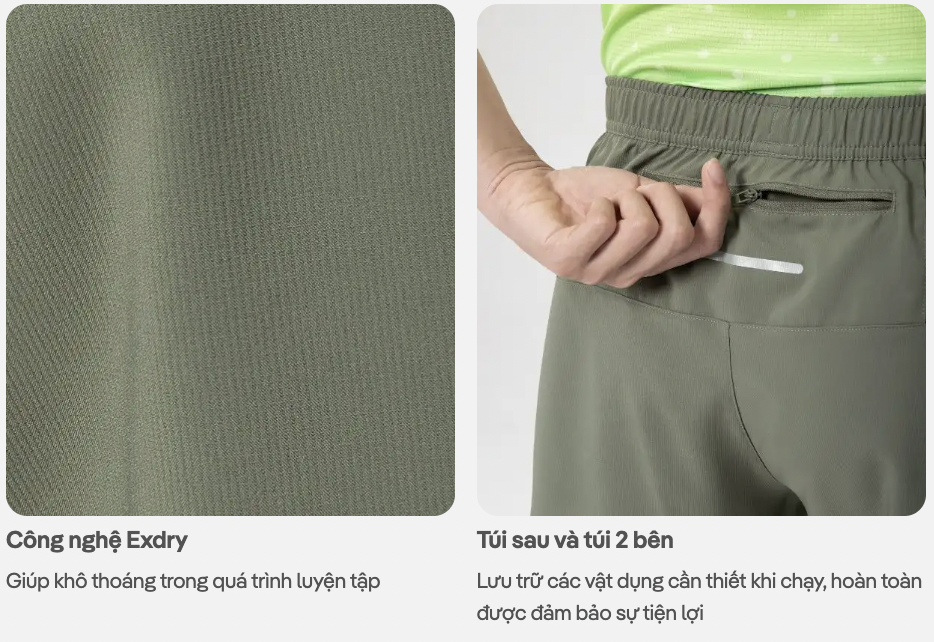 Quần shorts thể thao chạy bộ Running Essentials 5 inch Coolmate ...