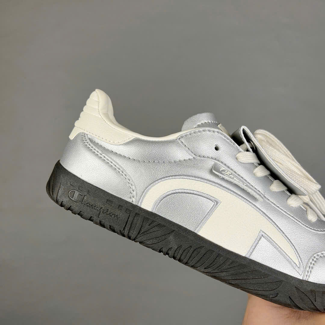 Giày Sneaker Champion Essentials Champ T-Trainer Silver Màu Bạc Tặng ...