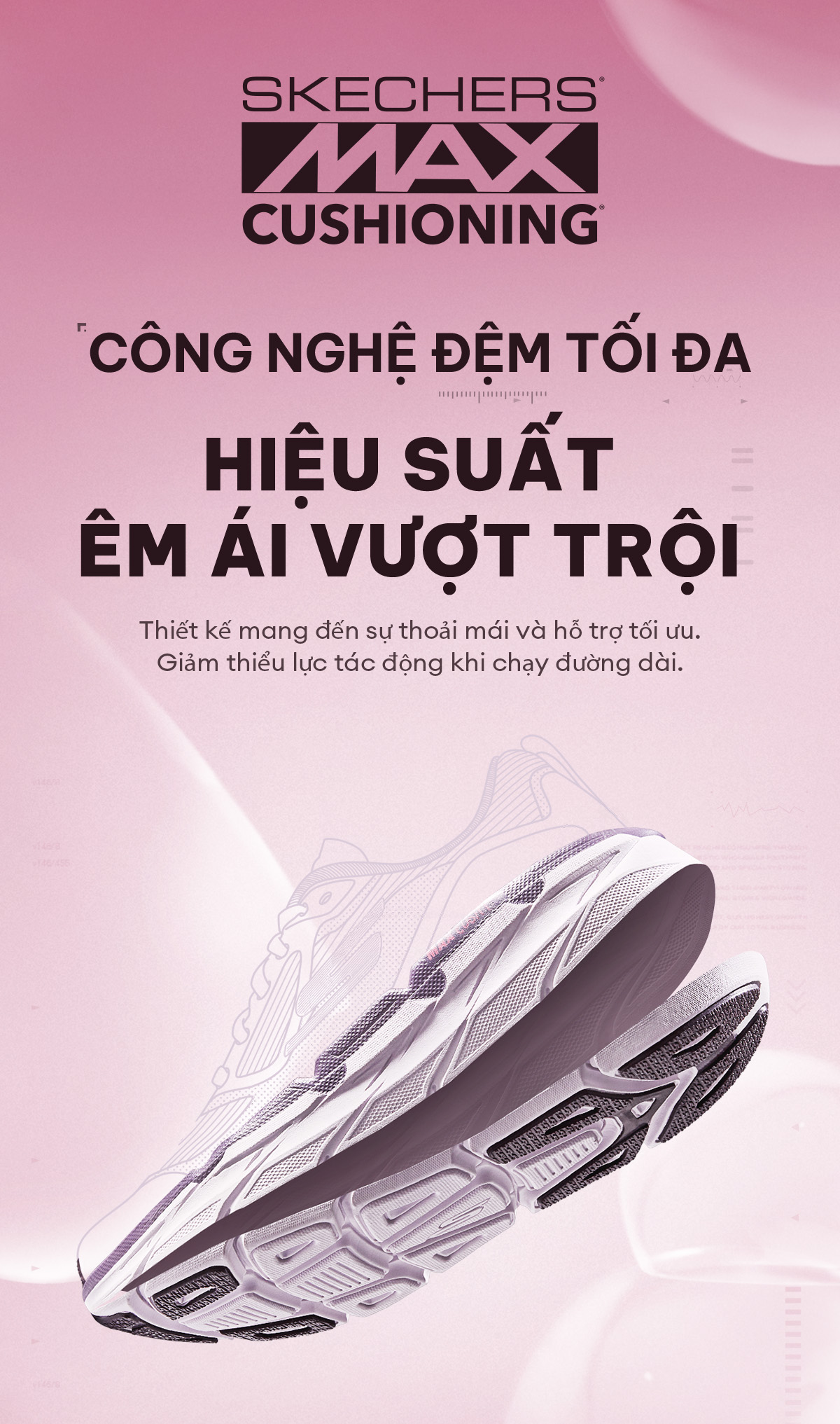 Giày Thể Thao Nam Skechers Performance Max Run Pacewave - 221002-WHT ...