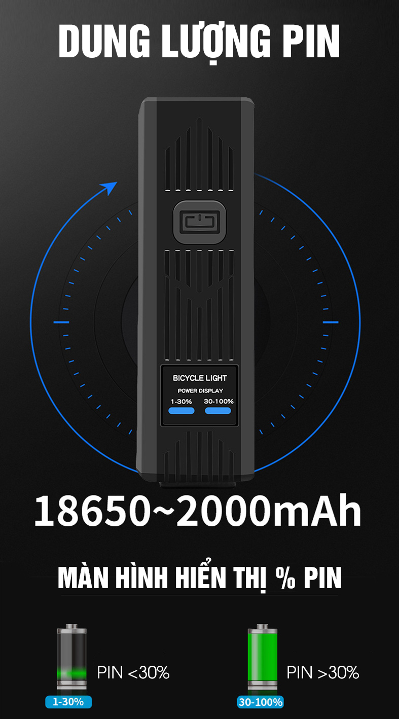 Đèn còi xe đạp thể thao siêu sáng, Đèn pha kết hợp còi vang và cảm biến ánh sáng thông minh DP06 ...