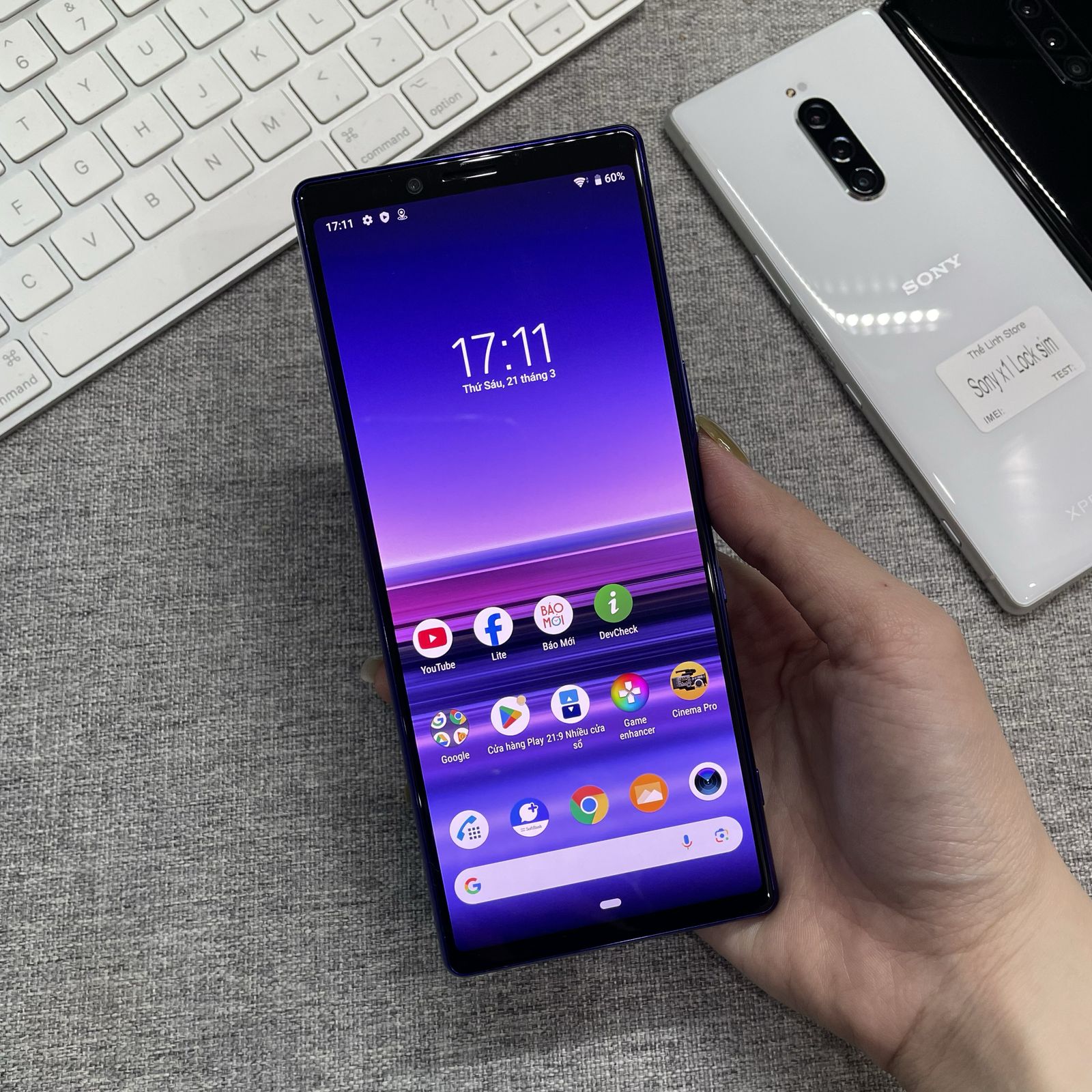 Điện thoại Sony Xperia 1 (Sony X1) bản Lock Sim - Snap 855 màn OLED 4K ...