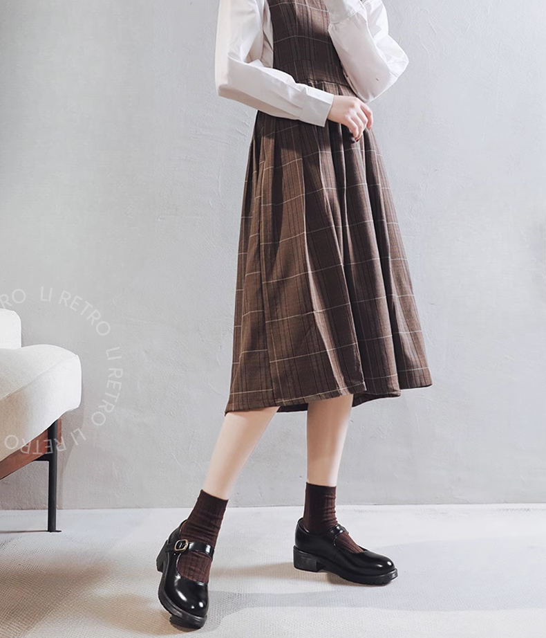 [8221] Giày Basic Mary Jane 4.5 - Giày da nữ vintage Li retro (giày da thật - genuine leather ...