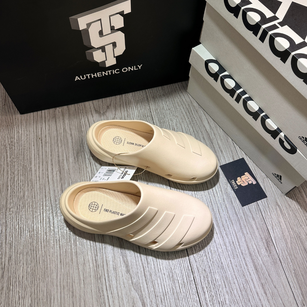 [CHÍNH HÃNG] Dép ADIDAS ADICANE CLOG BEIGE BLACK HQ9916 HQ9918 Full Box ...