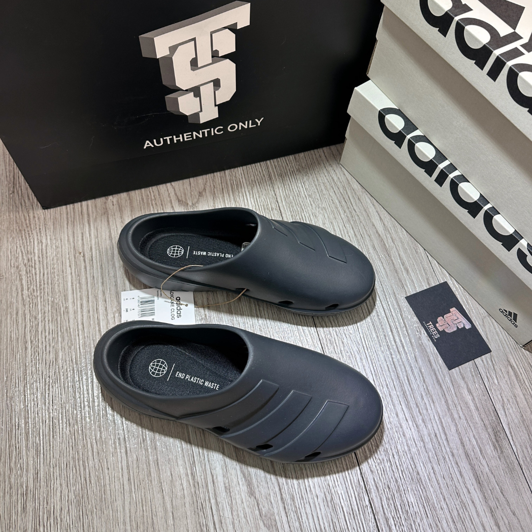 [CHÍNH HÃNG] Dép ADIDAS ADICANE CLOG BEIGE BLACK HQ9916 HQ9918 Full Box ...