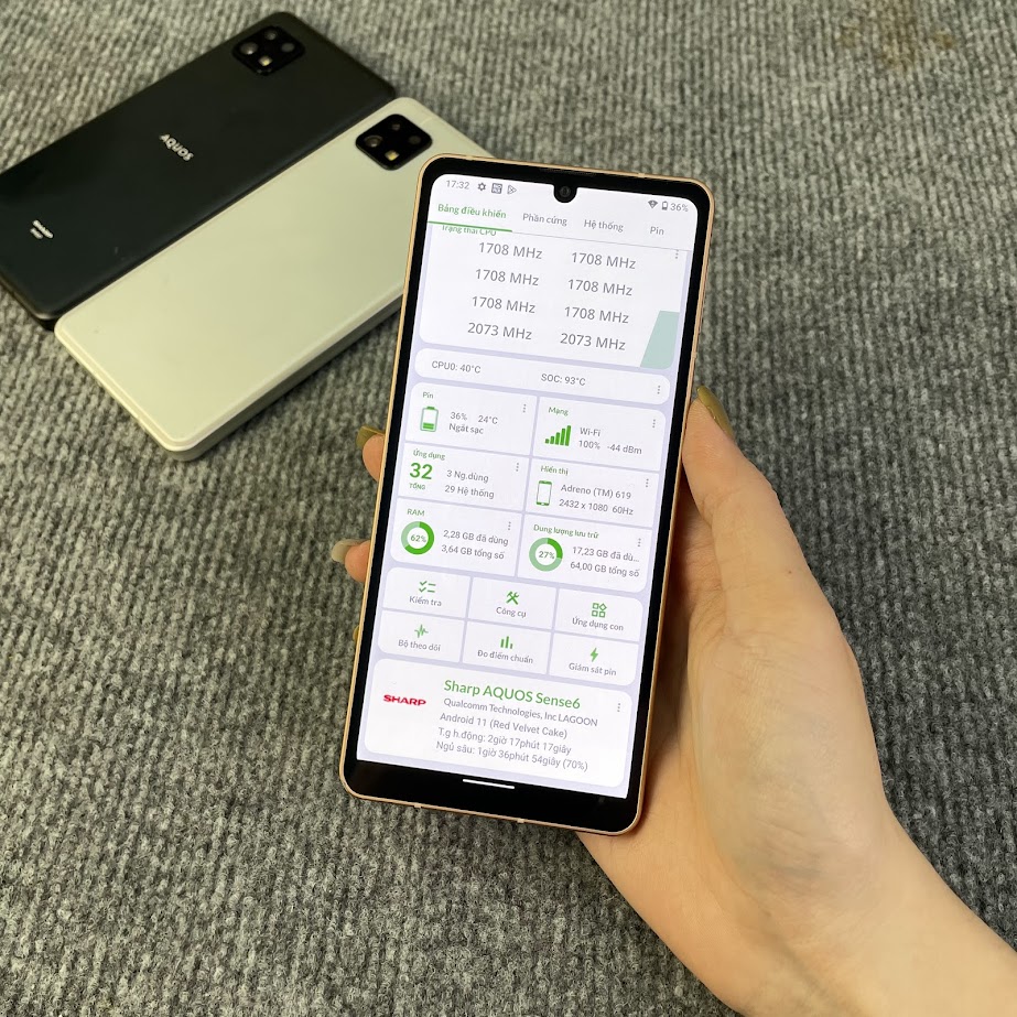 Điện thoại Sharp Aquos Sense 6 màn OLED IGZO 6.1 inch - Snapdragon 690 ...