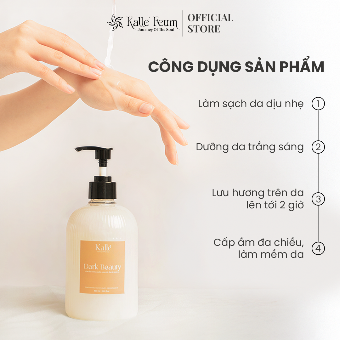 Sữa Tắm Hương Nước Hoa Kalle' Feum Thơm Lâu, Trắng Da, Dưỡng Ẩm Dung ...