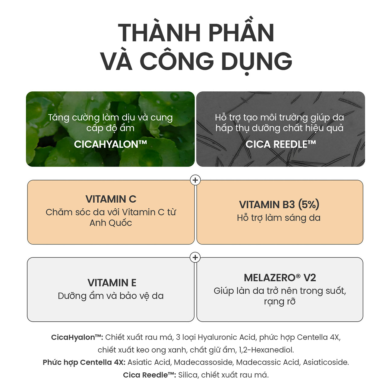 [VT Cosmetics] Tinh chất vi kim VT VITA-LIGHT REEDLE SHOT 100 - giúp ...
