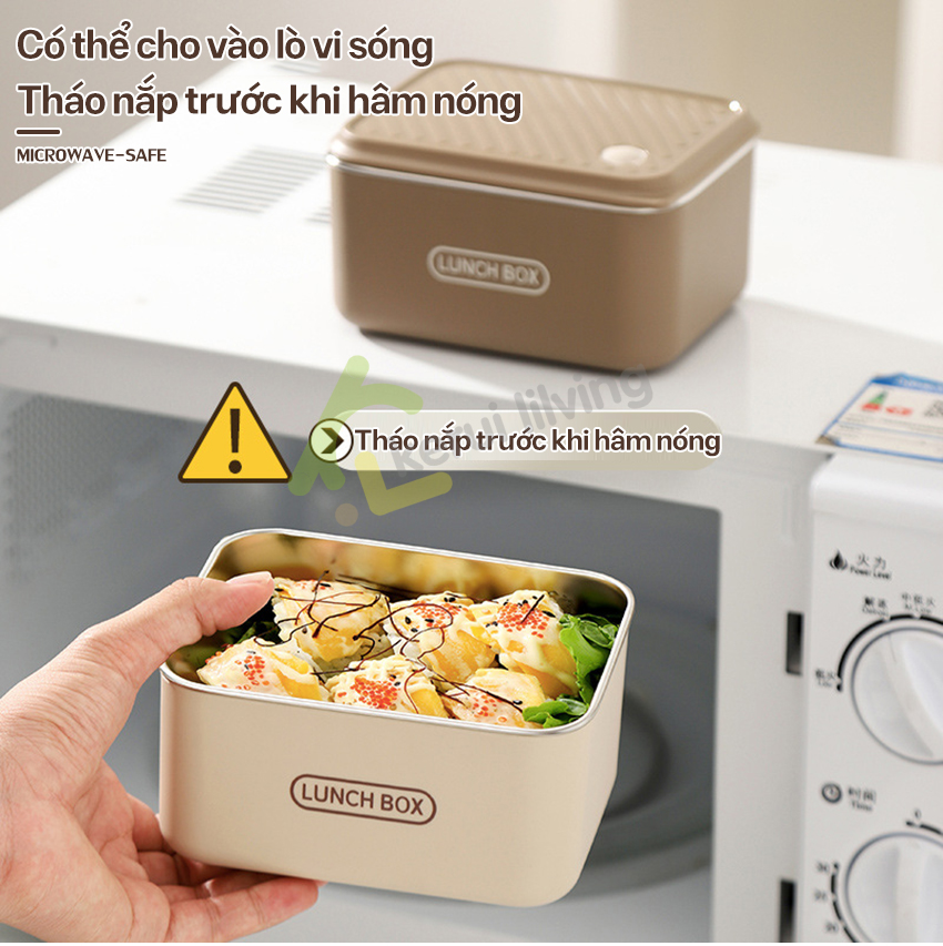 Hộp Đựng Cơm Inox 304 MILADA - Giữ Nhiệt Lâu, Kèm Túi Cách Nhiệt ...