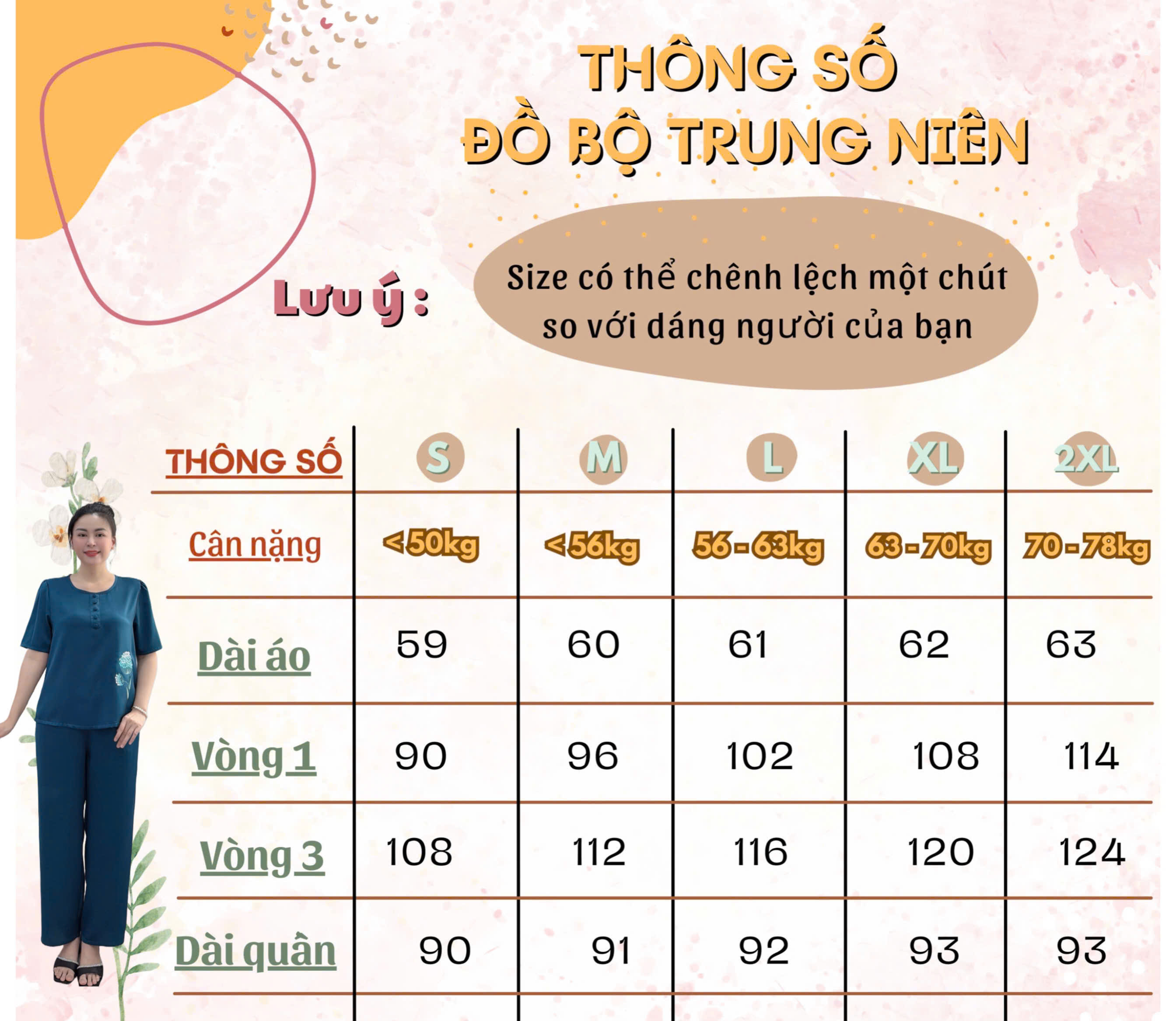 Đồ bộ trung niên lụa Ngọc trai cao cấp thêu hoa tú cầu sang , dễ mặc ...