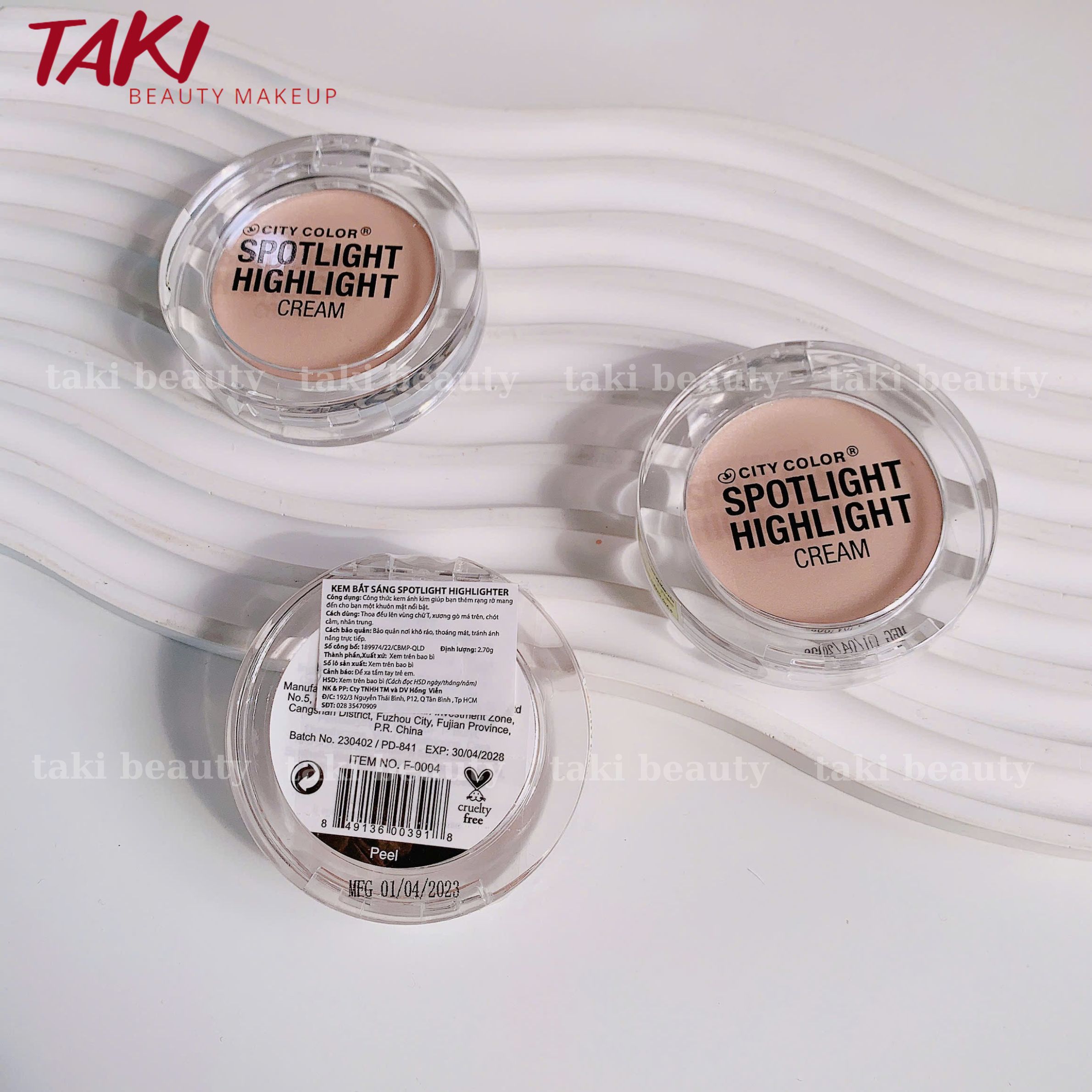 Bắt Sáng Dạng Kem Mềm Mịn City Color Spotlight Highlight Cream 2.7g ...