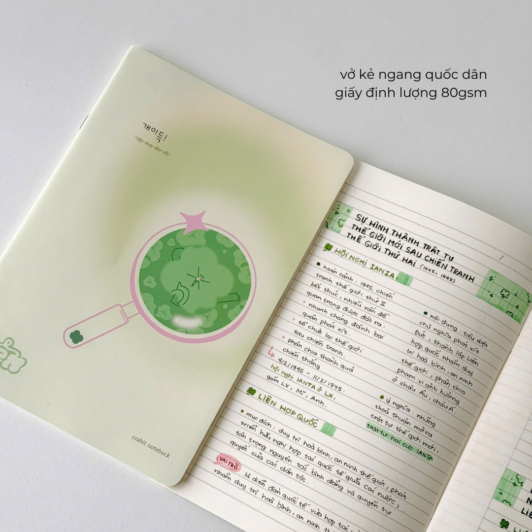 Vở kẻ ngang 80 trang 100 trang 80 GSM tập học sinh ghi chép sáng tạo ...