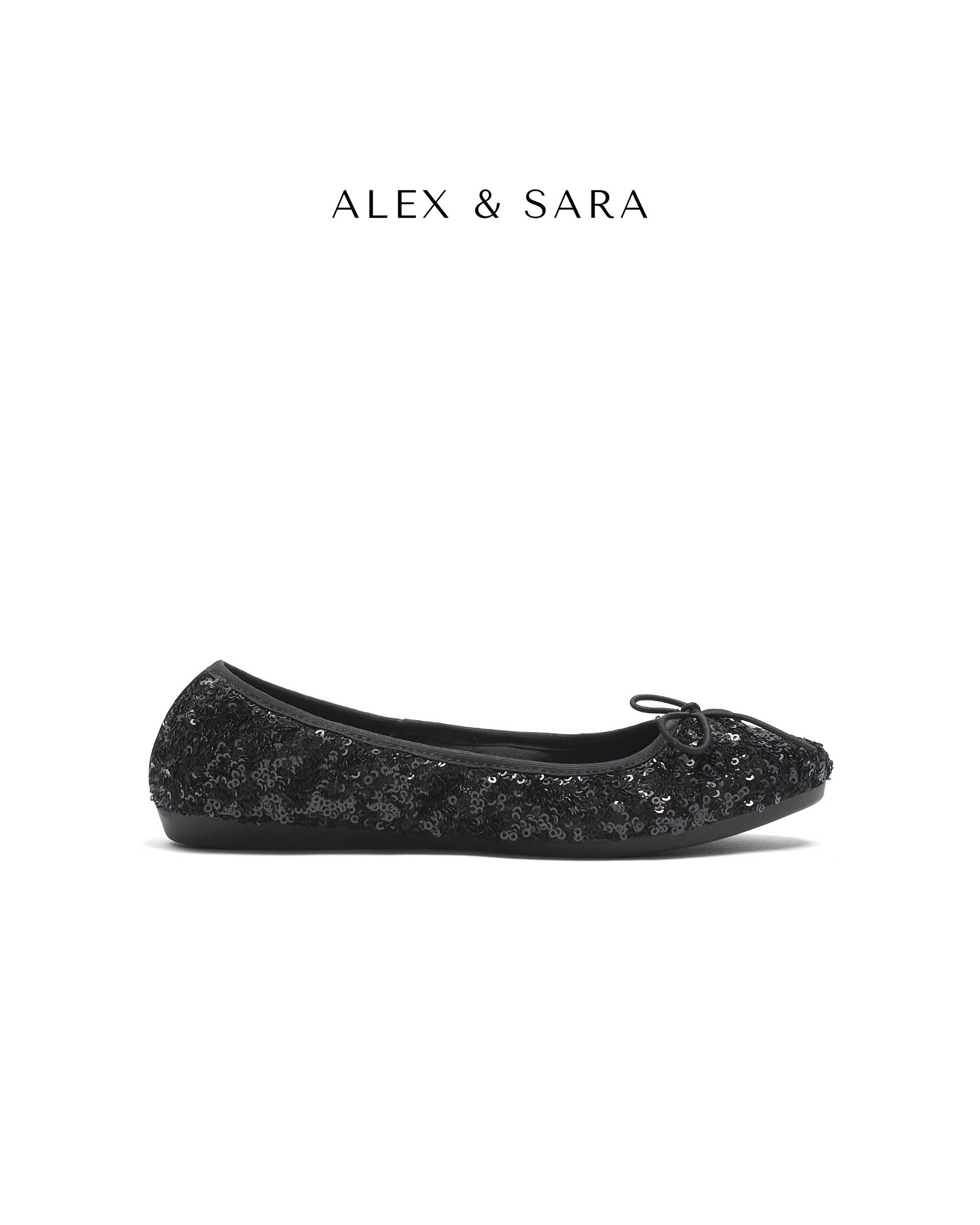 Giày búp bê đính kim sa phong cách tiểu thư đính kim sa sang trọng ...