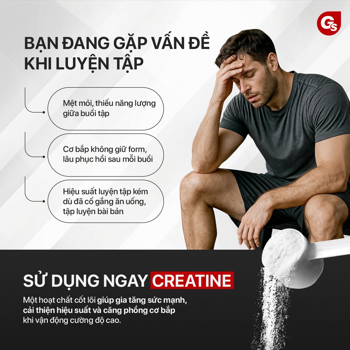 Bột tăng sức mạnh Ostrovit Creatine (Made in Poland) giúp pump cơ, tăng ...