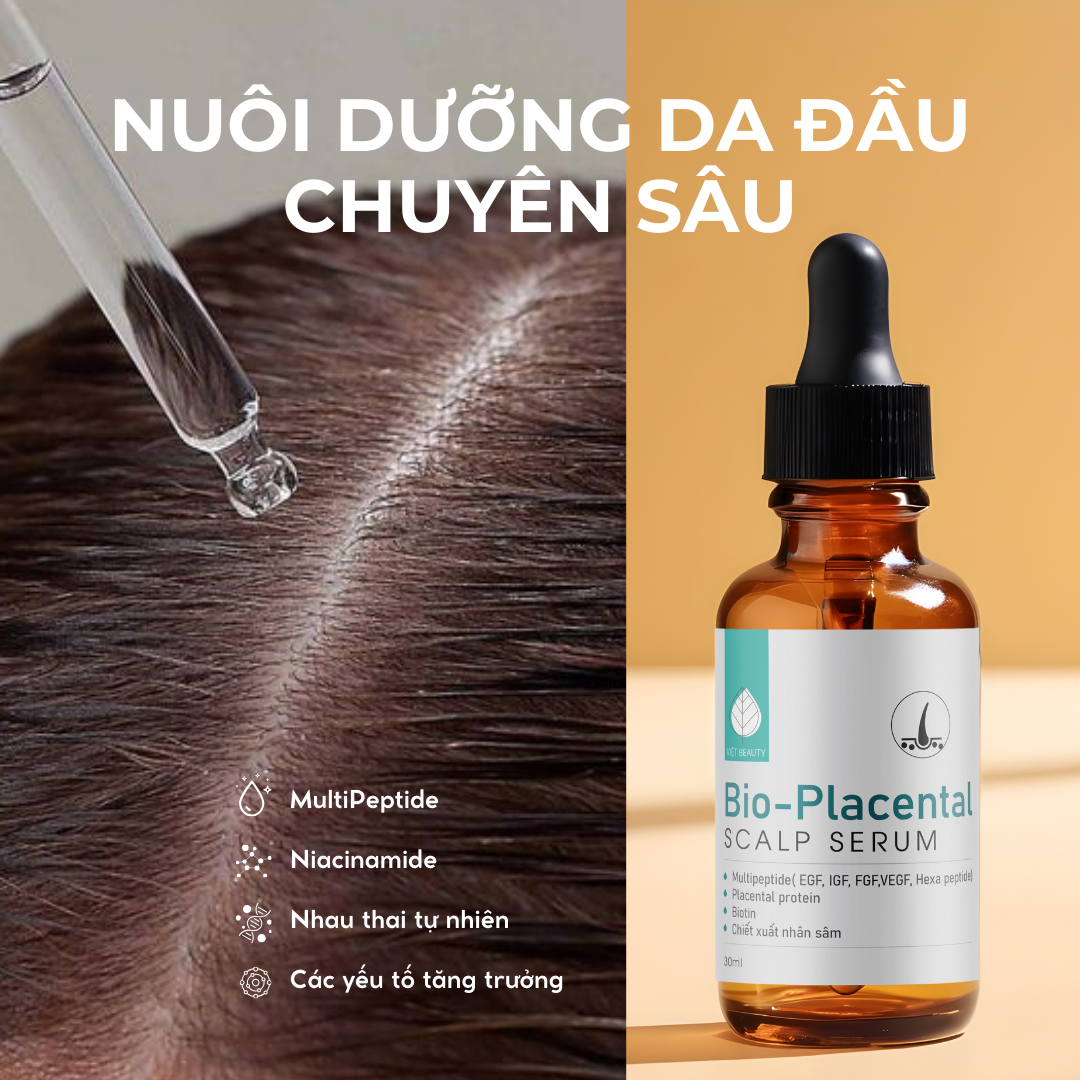 [DUY NHẤT 12.12] Serum dưỡng nang tóc Bio-Placental giúp phục hồi nuôi ...