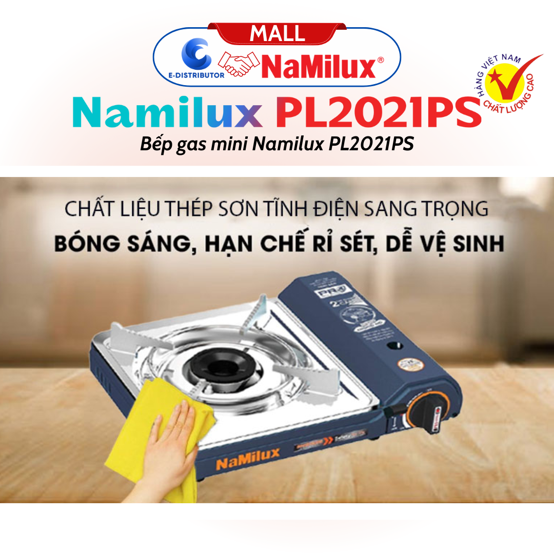 Bếp gas mini - bếp gas du lịch cao cấp NaMilux PL2021PS - Hàng chính ...