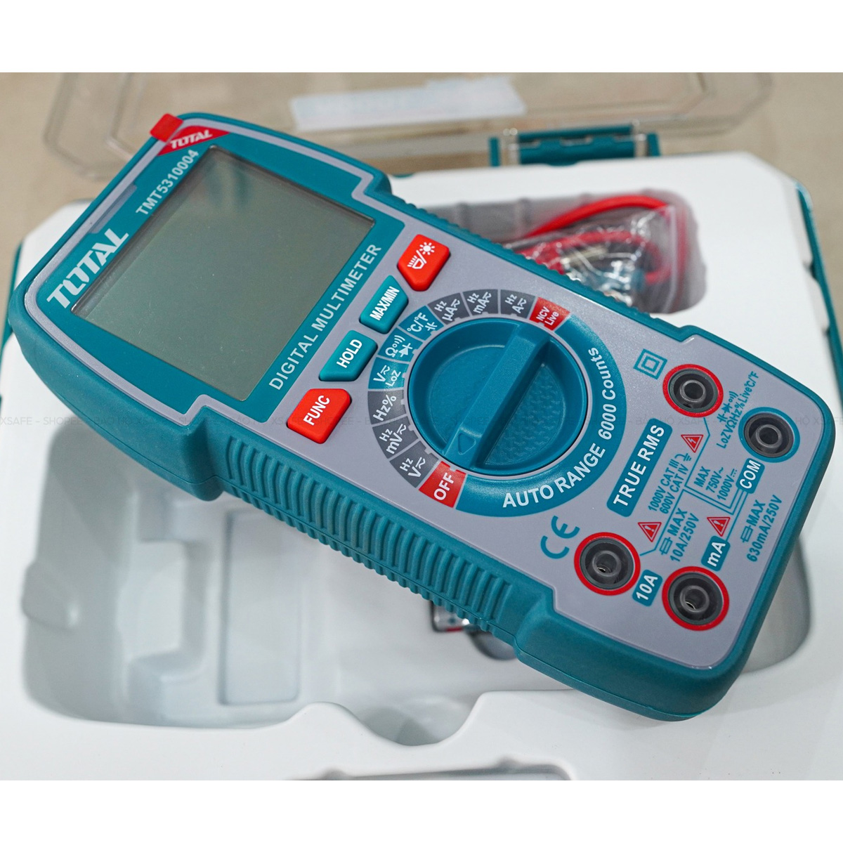 Đồng hồ vạn năng kỹ thuật số TOTAL TMT5310004 6000 số đếm, đo điện AC ...