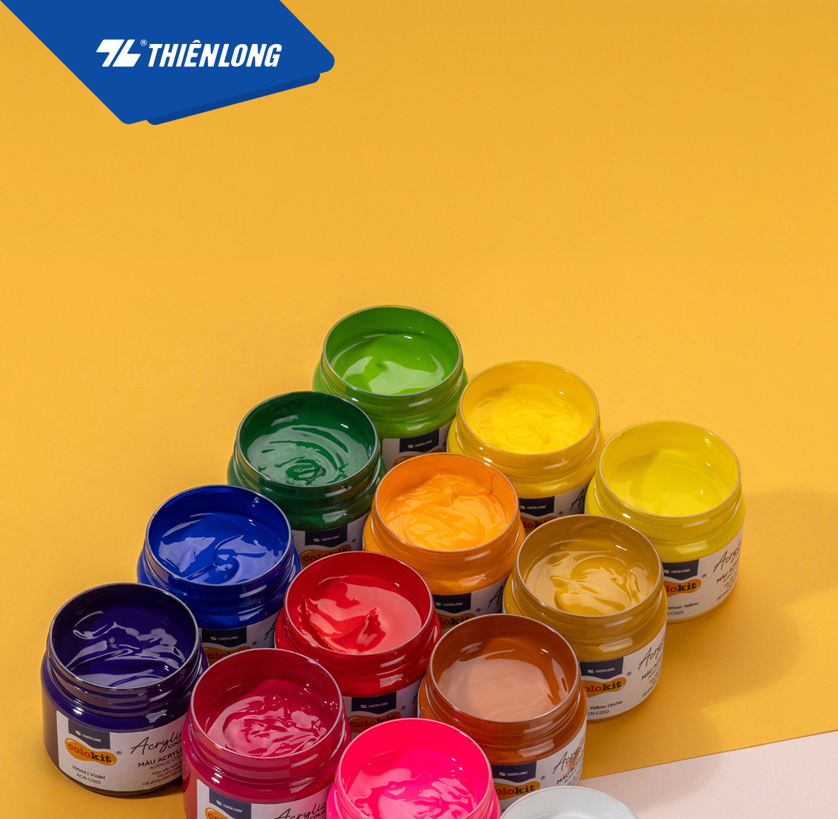 Màu nước Acrylic dạng hủ 100ml Thiên Long Colokit ACR-C010 | Shopee Việt Nam