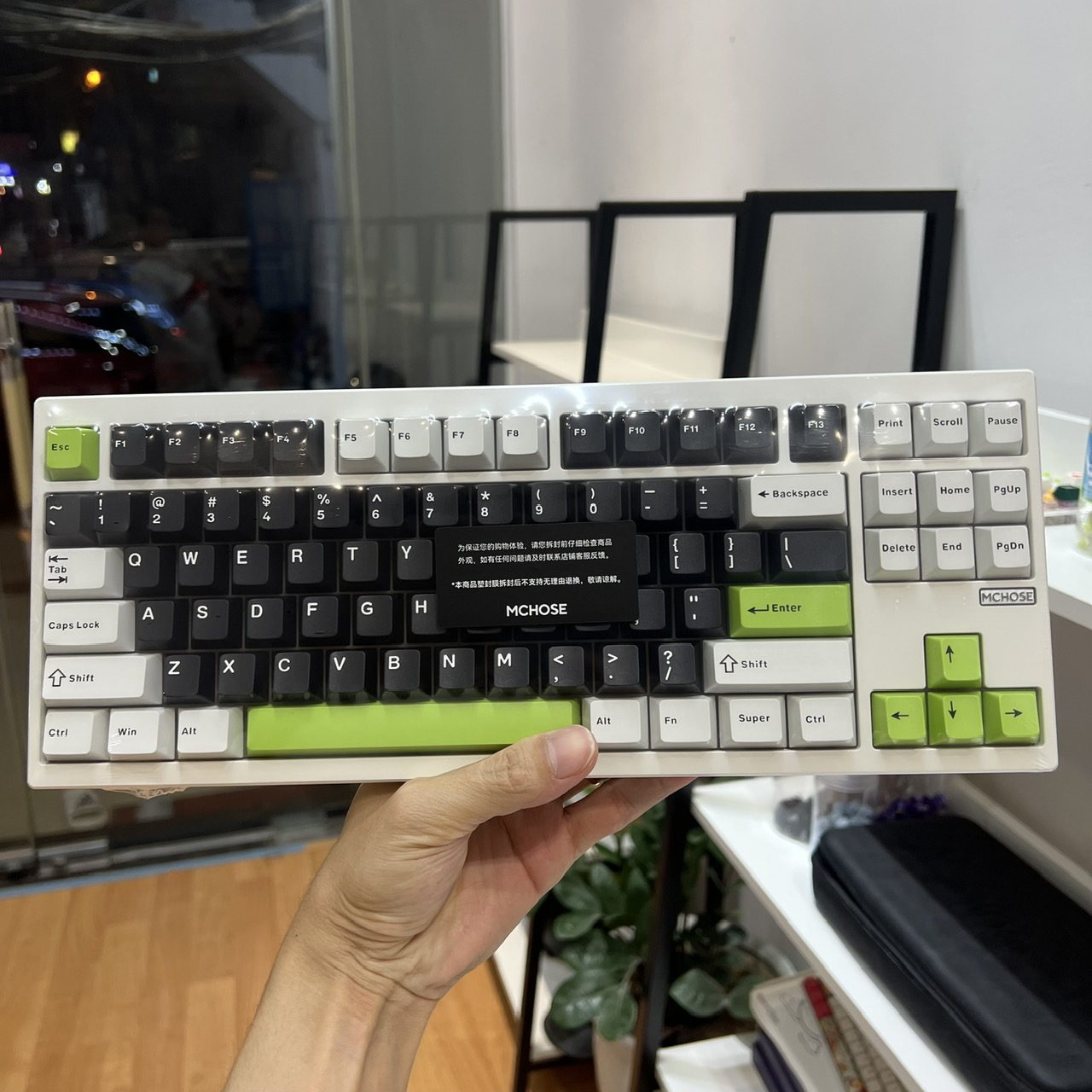 Bàn phím cơ Mchose GX87 V2 - Catch Ball, Anode siêu mịn, âm creamy, led RGB siêu sáng, kết nối ...