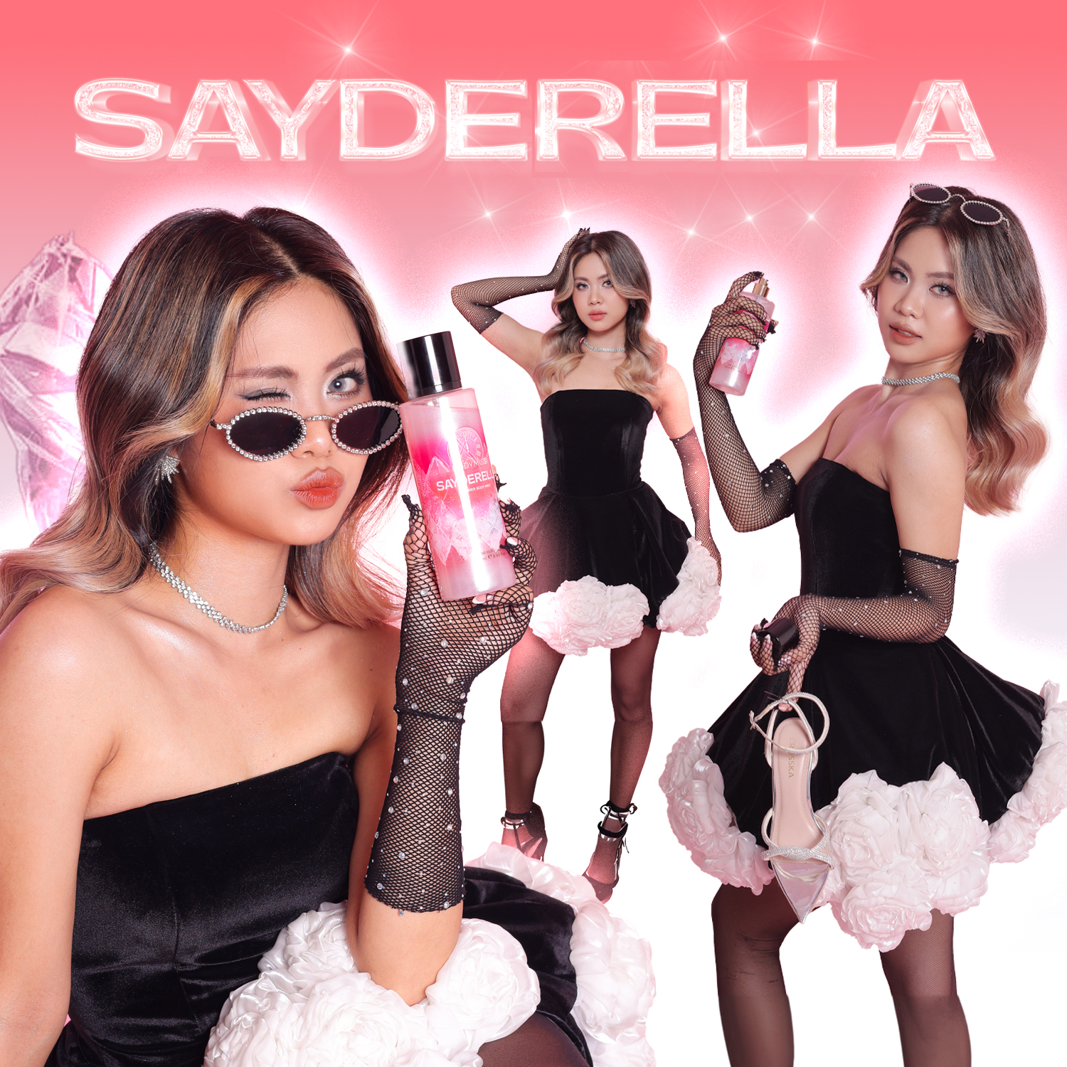 Combo 3 Nước Hoa Nhũ, Lấp Lánh BODYMISS SAYDERELLA + PHÊFAIRY + MÊMAND – eHerb