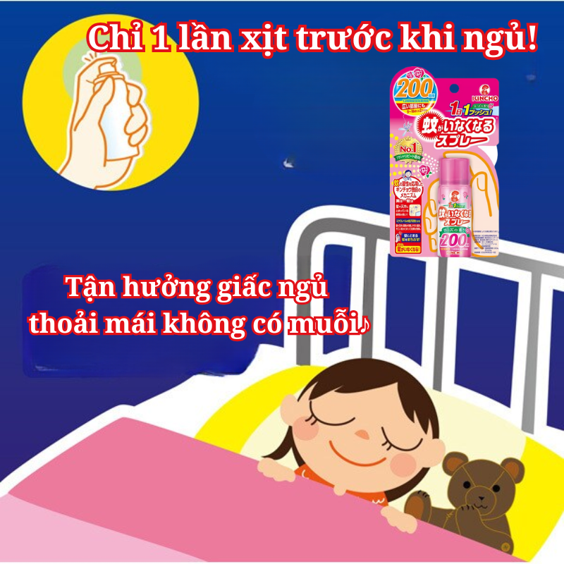 Xịt Chống Muỗi Và Côn Trùng One-Push Kincho Nhật Bản 200 lần 45ml - Hương Hoa Hồng | Shopee Việt Nam
