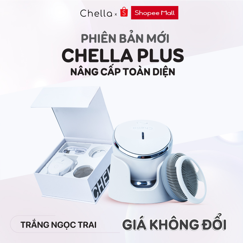 Chuột Rửa Mặt 4 trong 1 Chella Kiêm Máy Rửa Mặt Tẩy trang Đẩy Tinh Chất Nâng Cơ - Bảo Hành 365 ...