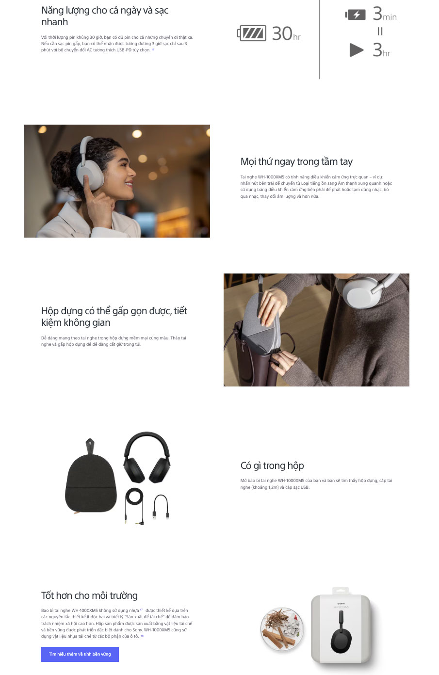 Tai nghe Hi-Res Sony WH-1000XM5 Chính Hãng | Shopee Việt Nam