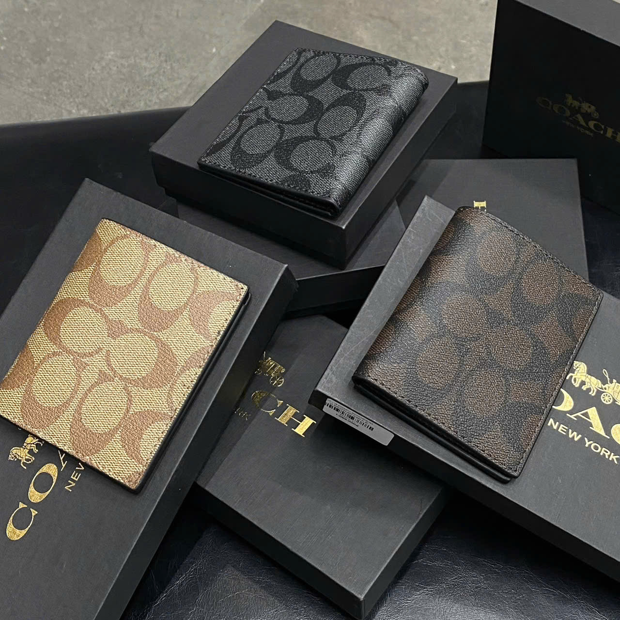 [Chính Hãng] Ví card holder hàng hiệu bằng da, nhỏ gọn trẻ trung cho ...