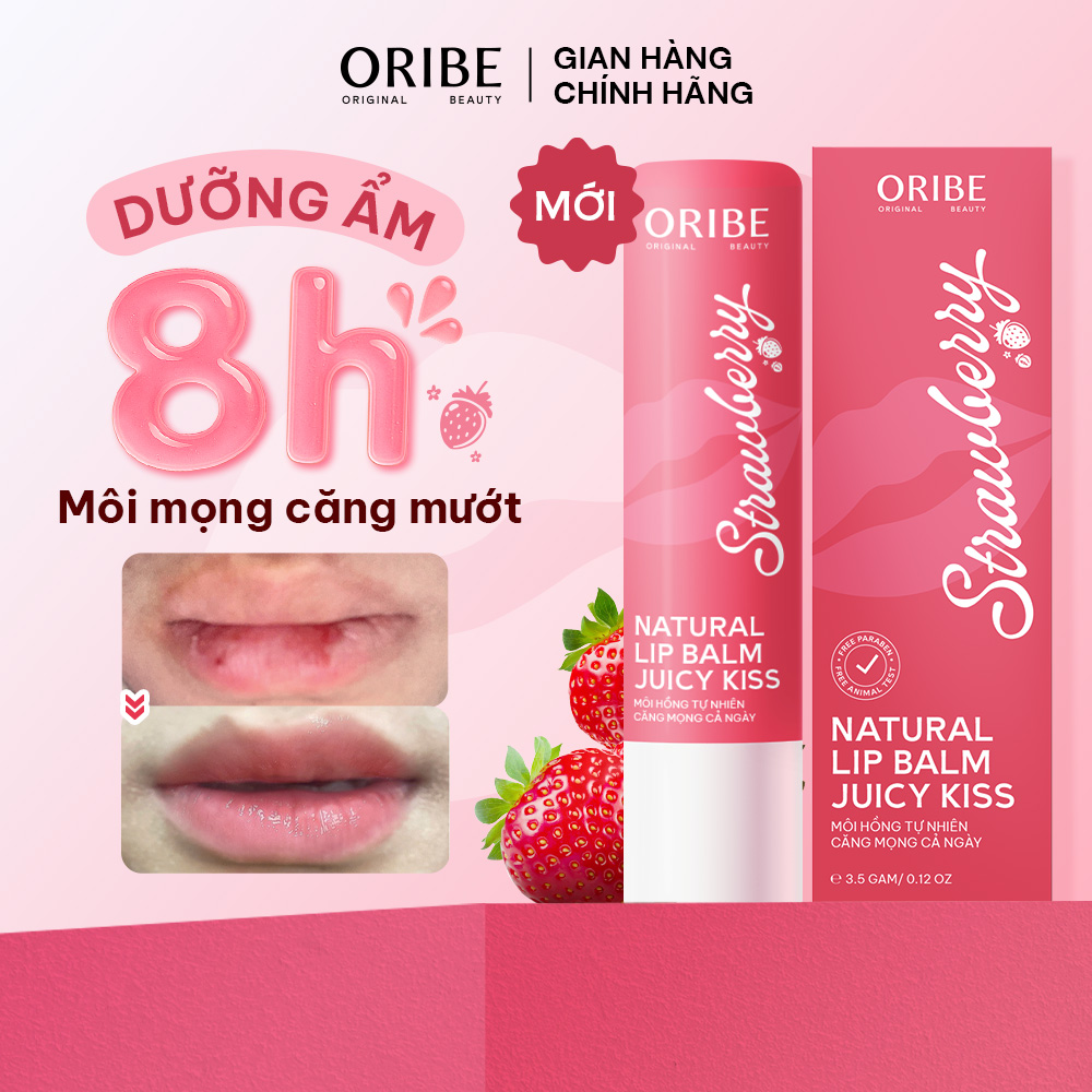 Son dưỡng môi dưỡng ẩm làm mềm môi giảm nứt nẻ thâm môi Oribe Lip Balm Juicy Kiss Combo Mật ong ...