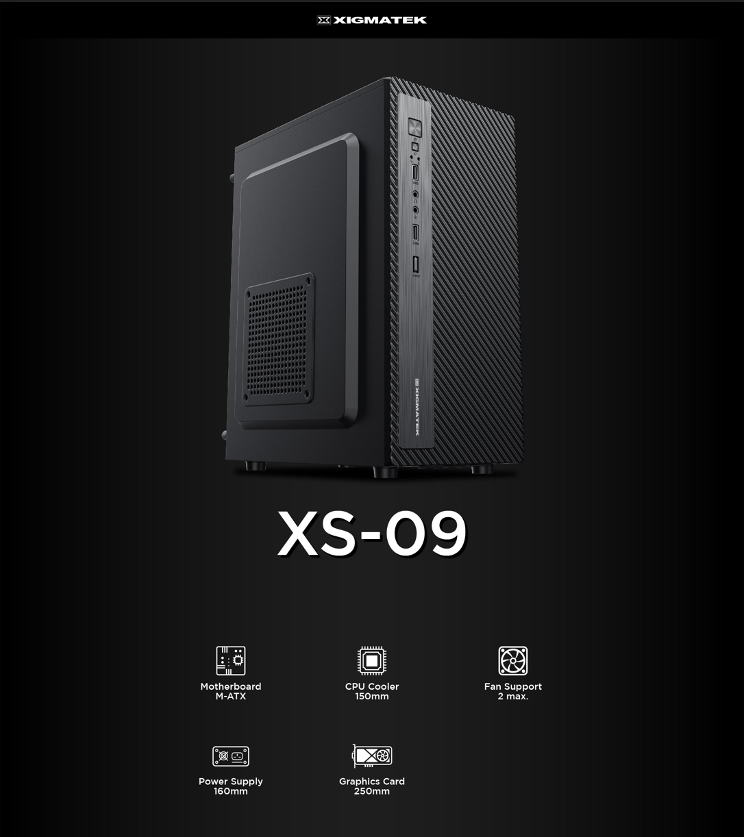 Vỏ Case Máy Tính Xigmatek XS-09 , XS-29 - Văn Phòng Size M-ATX - Hàng Chính Hãng | Shopee Việt Nam