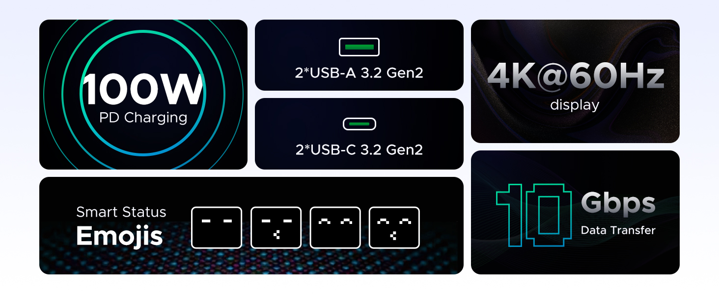 Hub USB-C 6 in 1 Groovy Robot Uno Ugreen 35998 45155 CM888, HD4K@60Hz ...