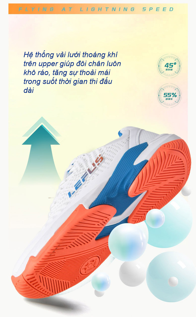 Giày pickleball Lefus chính hãng L023, L033 mẫu mới cho cả nam và nữ dủ ...