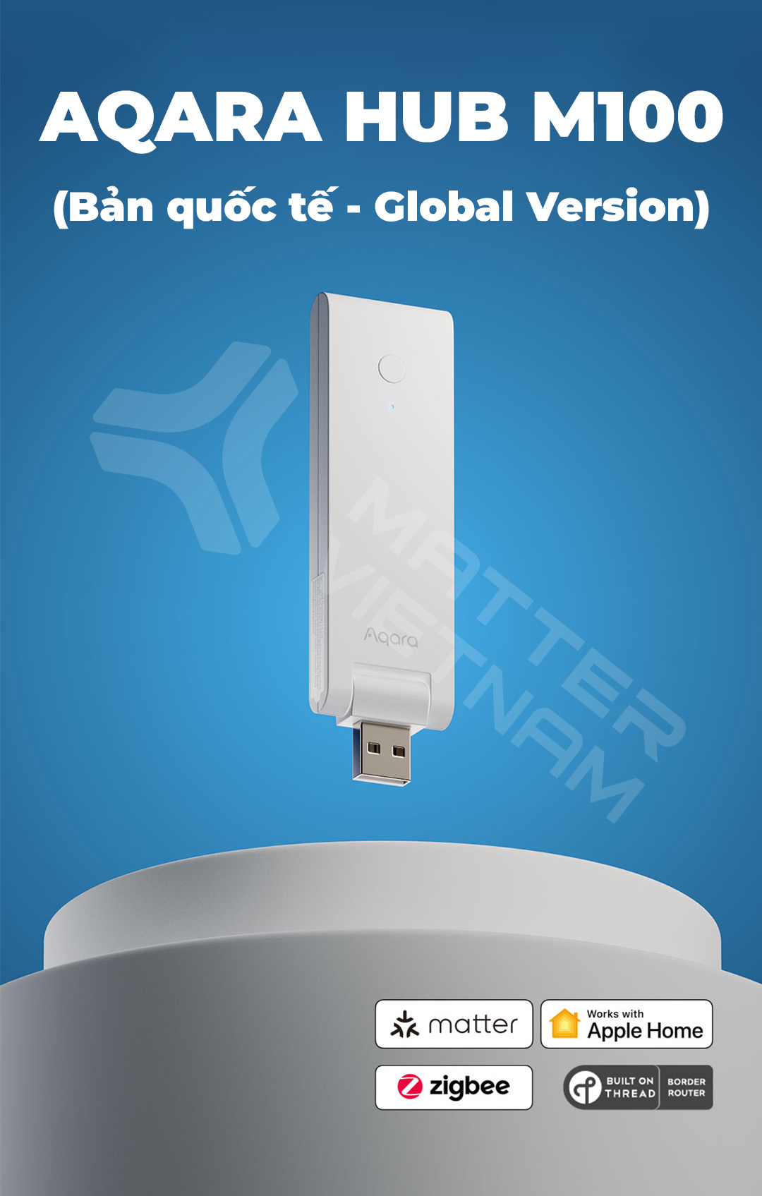 Aqara Hub M100 Matter Bộ Điều Khiển Trung Tâm Thông Minh, Hỗ Trợ Matter ...