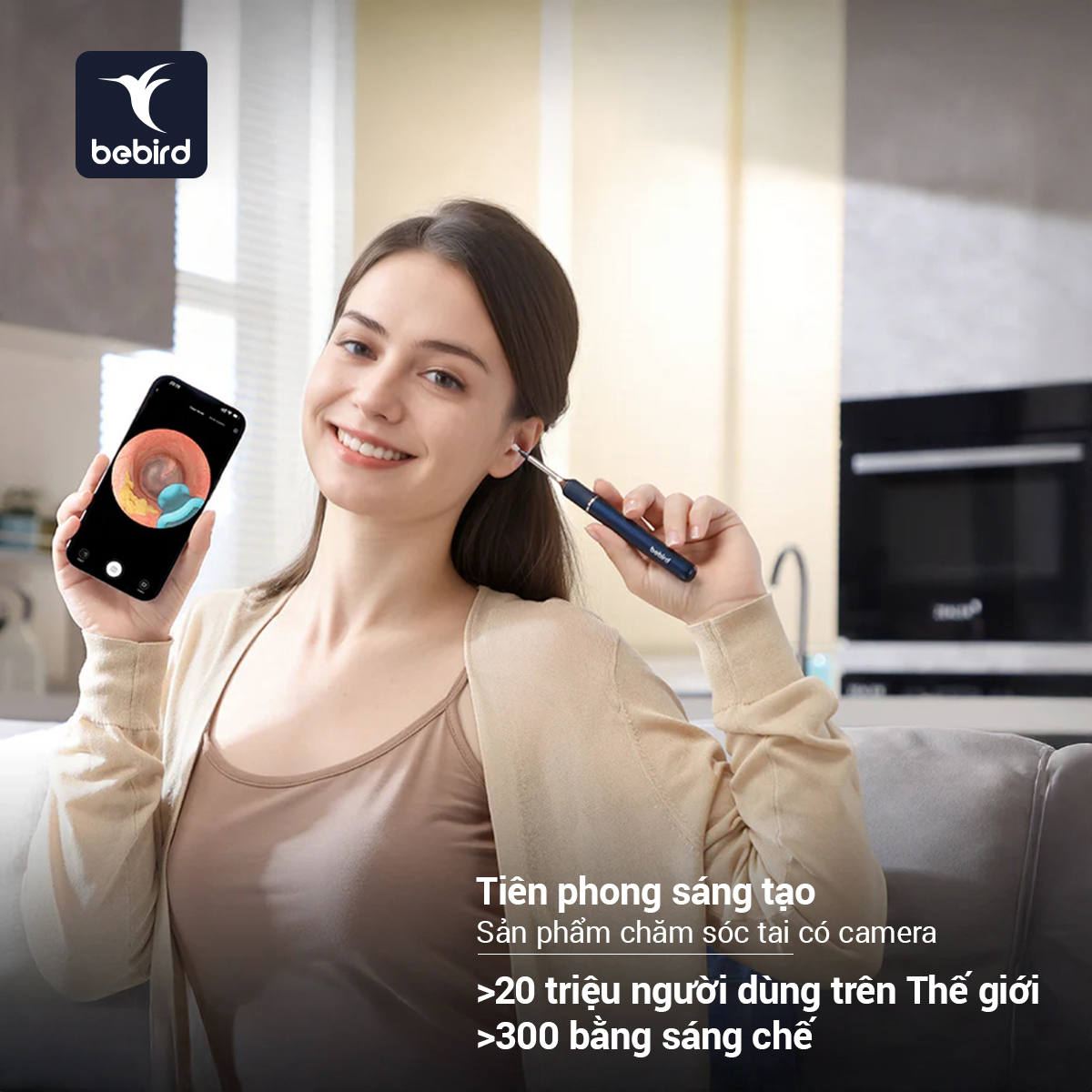 Dụng Cụ Lấy Ráy Tai Camera Bebird Note 5/Note 5 Pro Soi Tai Kẹp Lấy Ráy ...