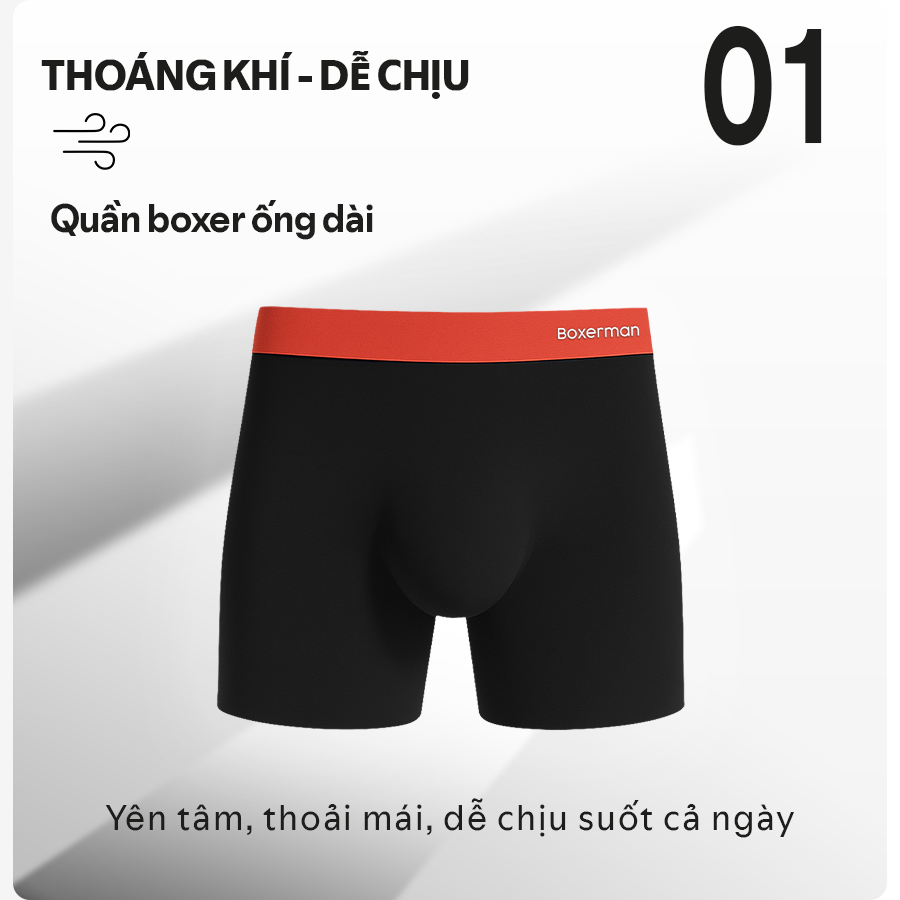 Combo 5 Quần lót nam thoáng khí boxer Brief - 3D PRO Boxerman, Quần sịp ...