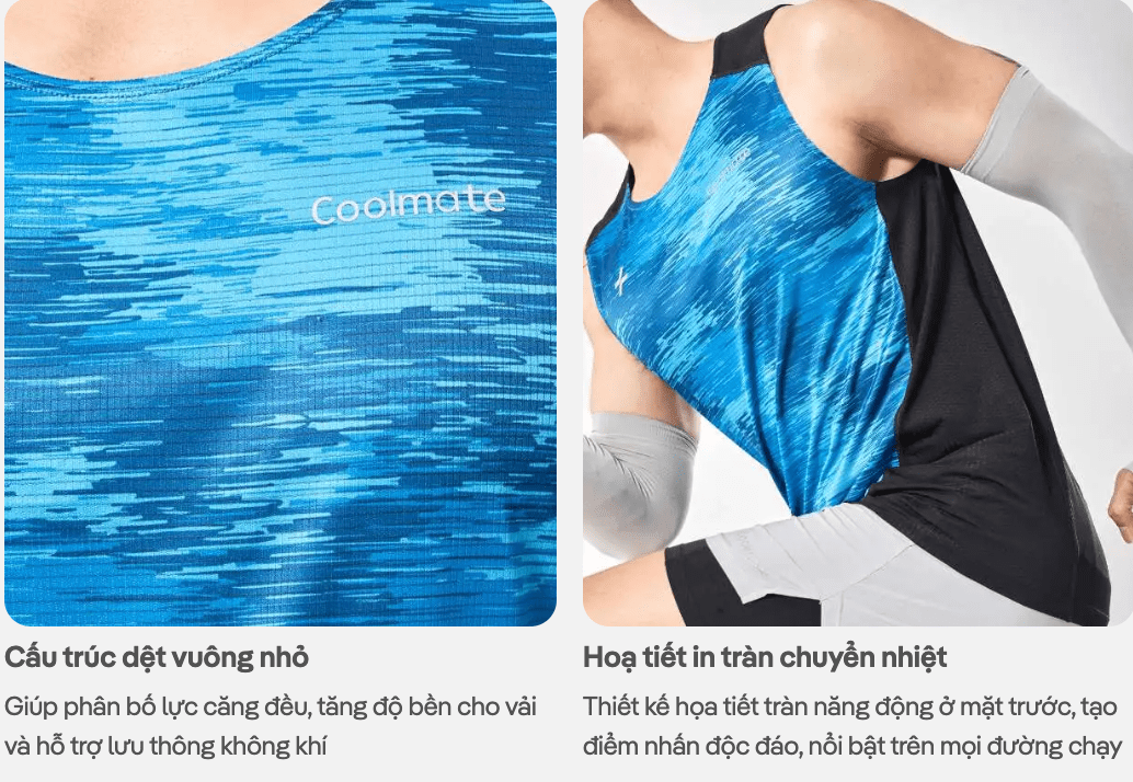 Áo Singlet chạy bộ Advanced Vent Tech Graphic Camo - Coolmate | Shopee ...