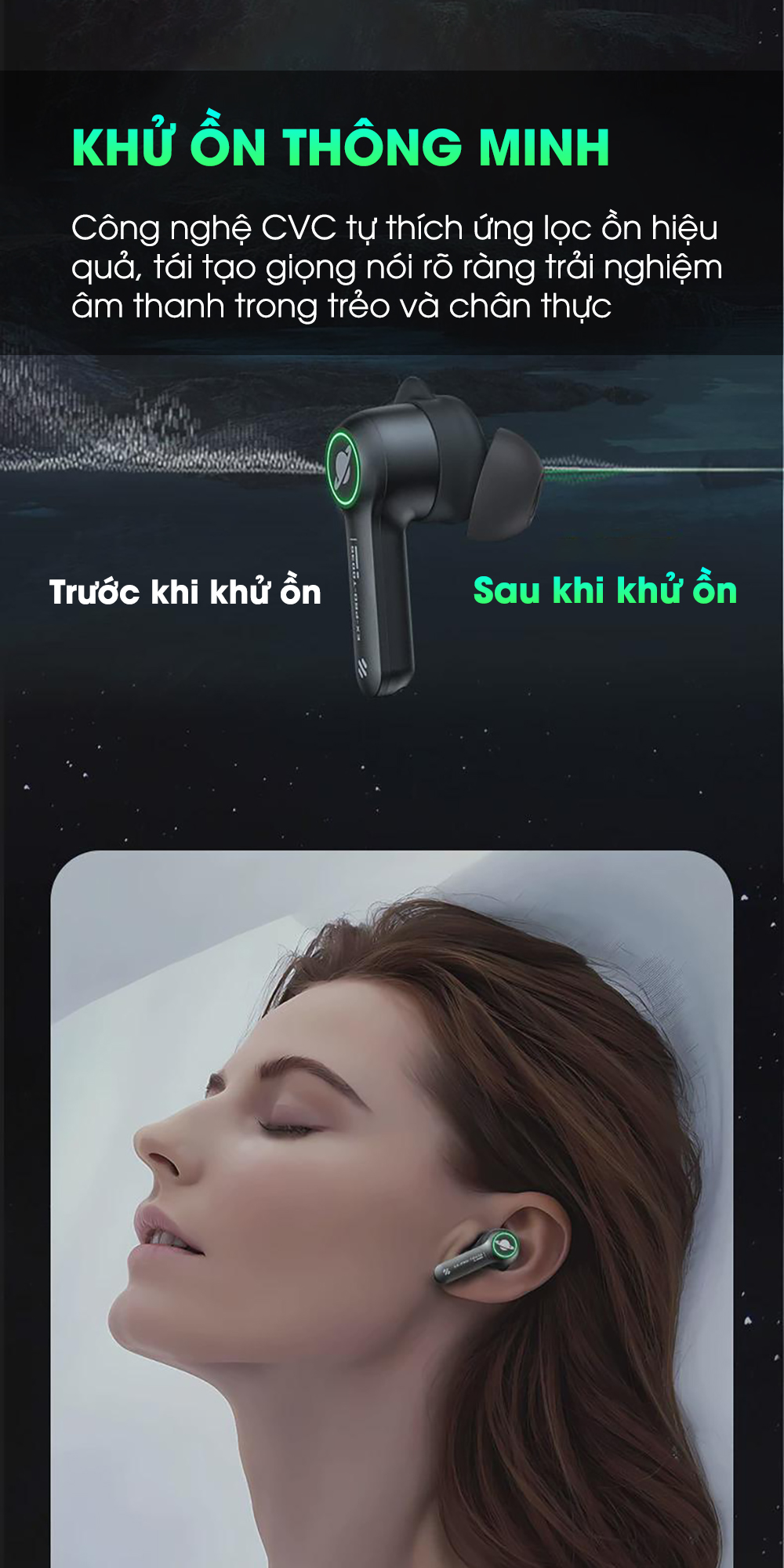 Tai nghe bluetooth không dây SIDOTECH ONIKUMA T36 nhét tai gaming TWS ...